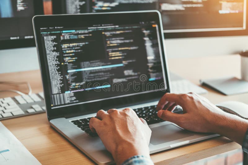 Developing Programmer Development Website Design and Coding Technologies Working in Software ...