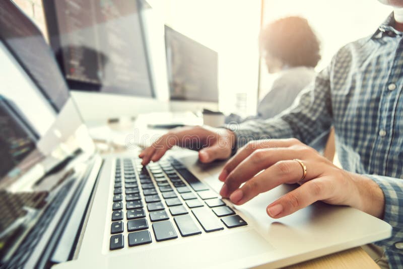 Developing Programmer Team Development Website Design and Coding ...