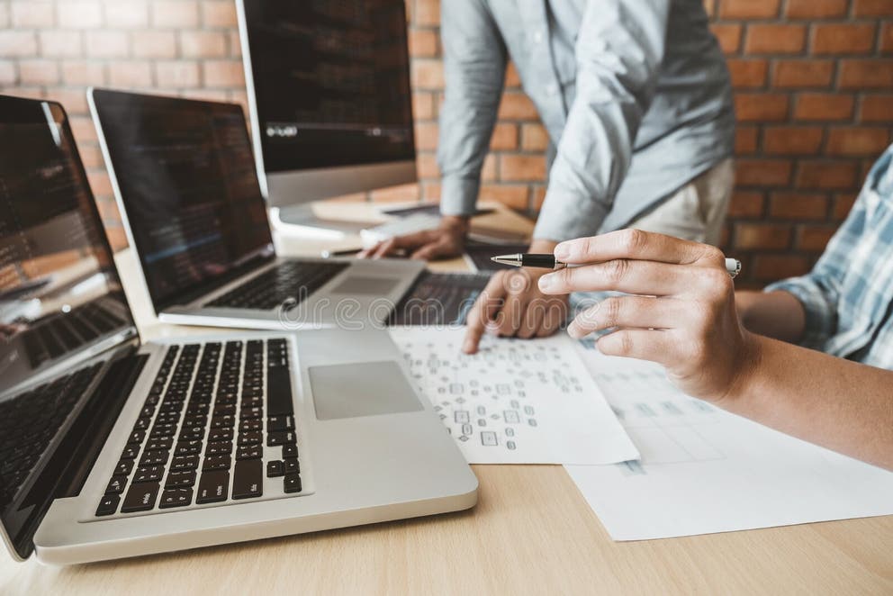 Developing Programmer Team Development Website Design and Coding ...