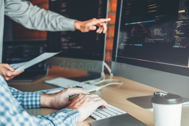 Programmer team stock image. Image of creative, academic - 237158637