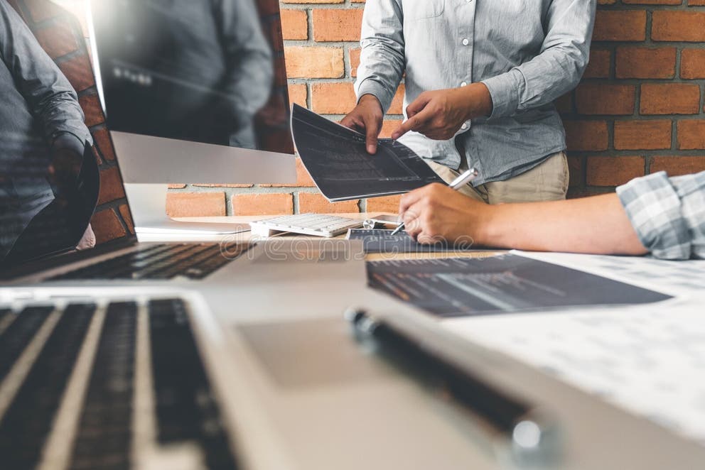 Developing Programmer Team Development Website Design and Coding Technologies Working at ...