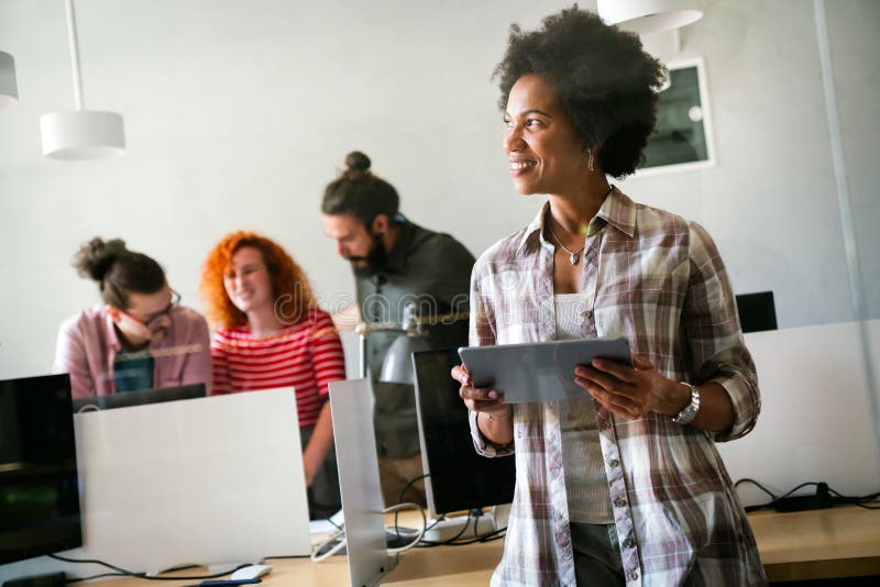 Developing Programming and Coding Technologies. Programmer Working in a Software Develop Company ...