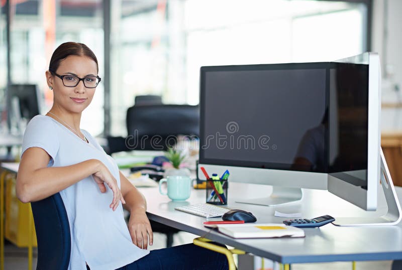 Developing Tomorrows Tech Today. a Designer at Their Workstation in an ...