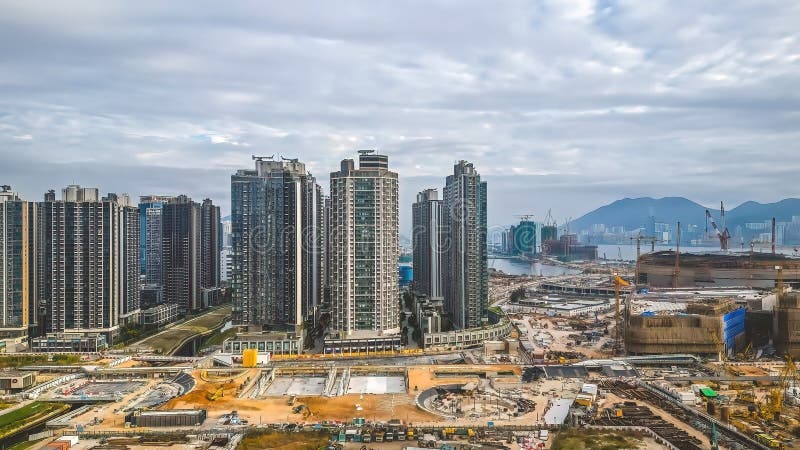 A Development Area at Kai Tak, Hong Kong 5 Feb 2023 Stock Image - Image ...