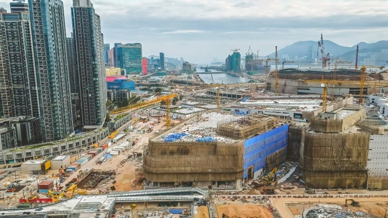 A Development Area at Kai Tak, Hong Kong 5 Feb 2023 Stock Image - Image of architecture, outside ...