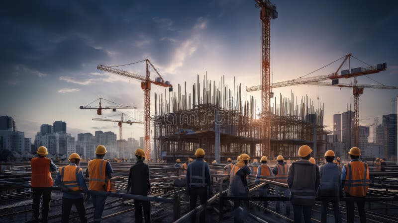 Development Building Project Stock Illustration - Illustration of ...