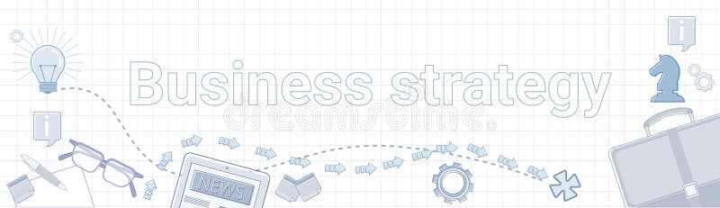 Development Business Strategy Concept Project Planning Banner Stock ...