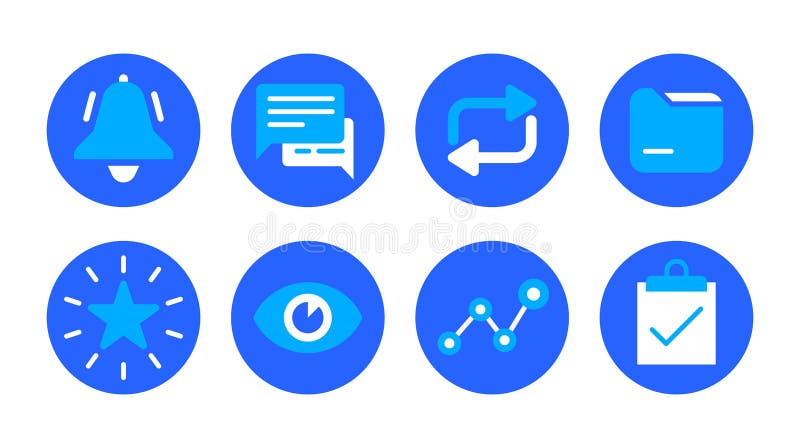 Development-circle-icons Copy Stock Vector - Illustration of company ...