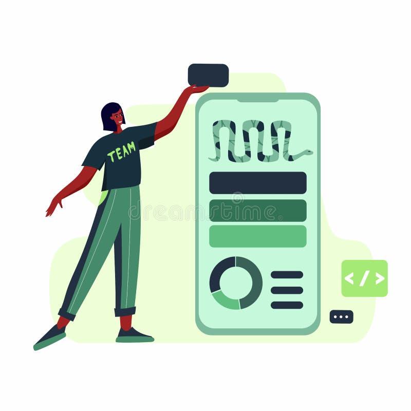 Development. Code Language Sign. Programming Coding and Developing ...