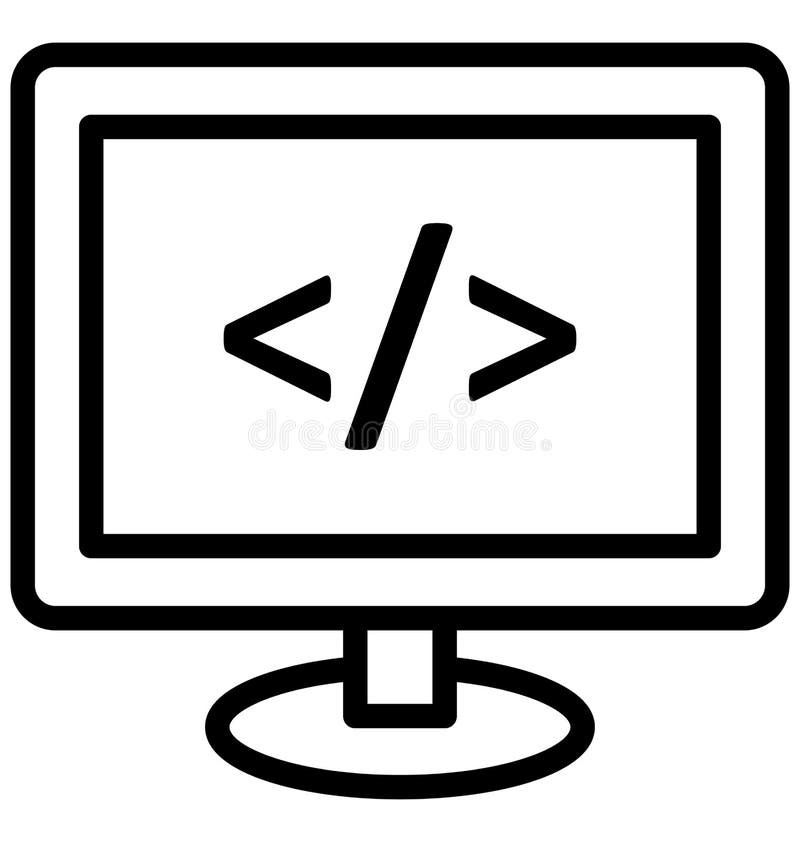 Development, Coding Isolated Vector Icon that Can Be Very Easily Edit ...