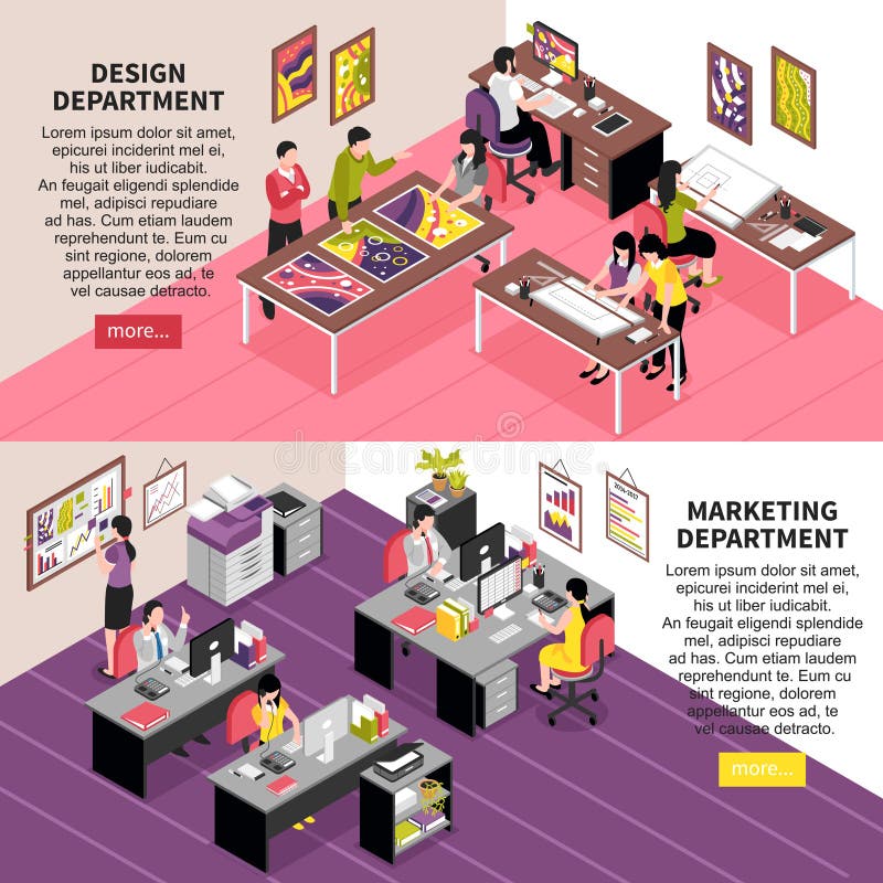 Development Company Modern Isometric Infographics Stock Vector Illustration Of Approval Room