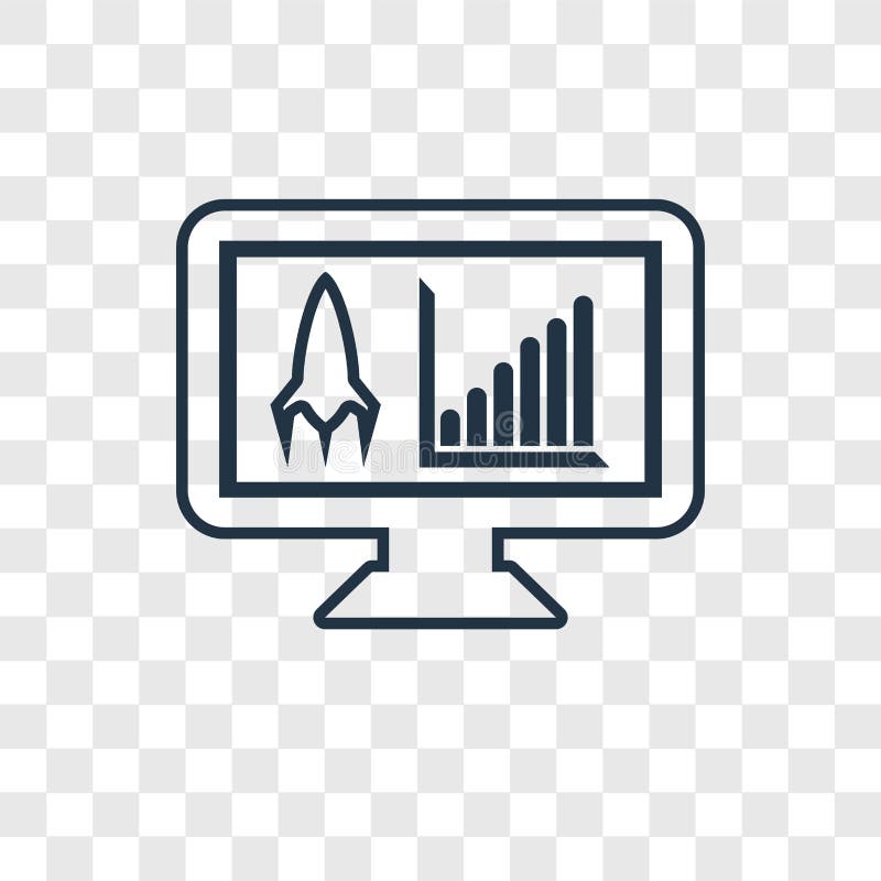 Development Concept Vector Linear Icon Isolated on Transparent B Stock ...