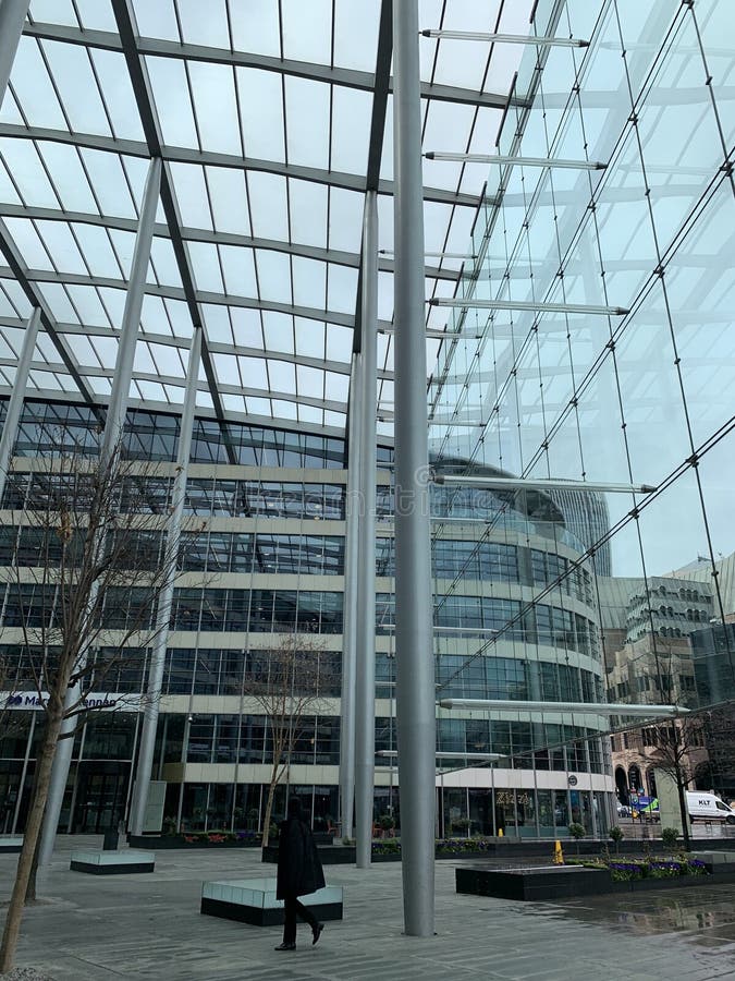 Tower Place West, 5 Great Tower St, London with Its Glass Atrium Made ...