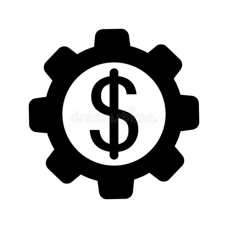 Development Cost Vector Icon. Style is Flat Symbol, Cyan Color, Rounded ...