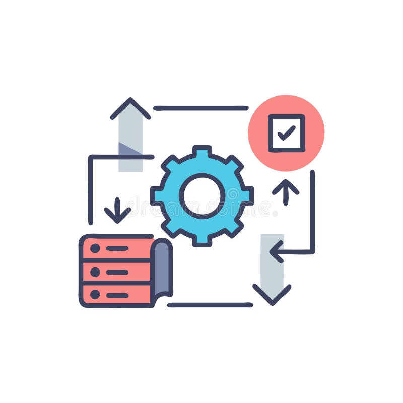 Development Feasibility Icon for Financial Analysis Stock Illustration ...