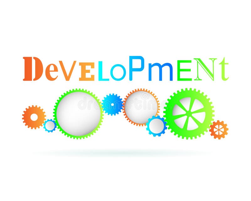 Development Gears stock vector. Illustration of development - 87809426