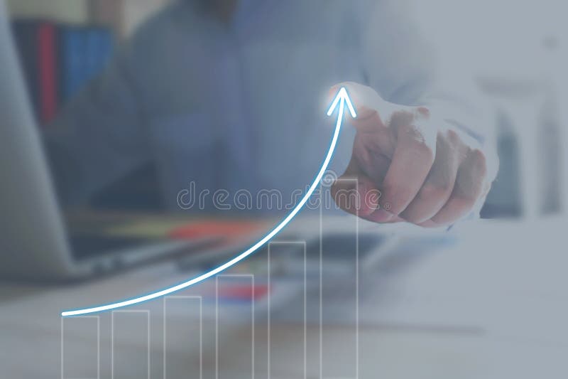 Development and Growth Concept. the Growth of the Financial Business ...