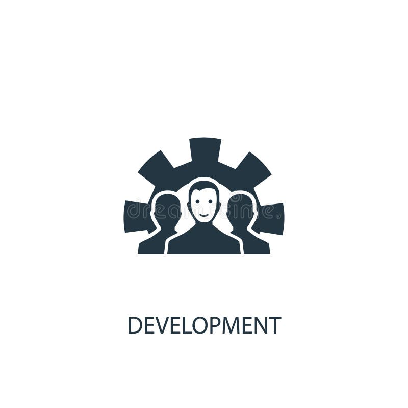 Development Icon. Simple Element Stock Vector - Illustration of ...