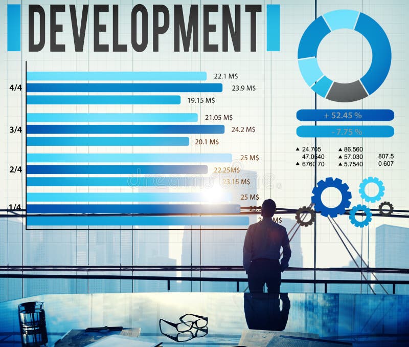 Development Improvemen Success Change Goal Concept Stock Illustration ...