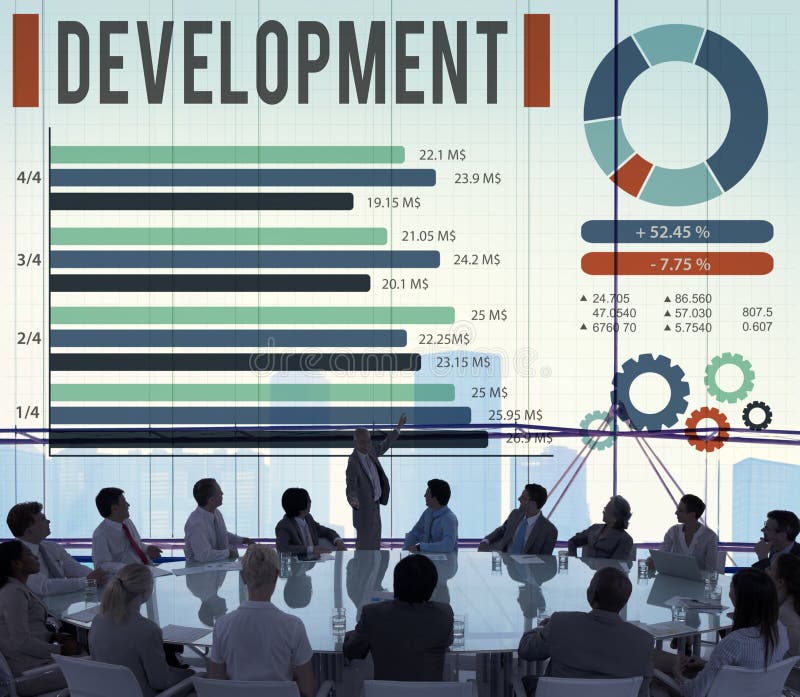 Development Improvement Success Change Goal Concept Stock Illustration ...