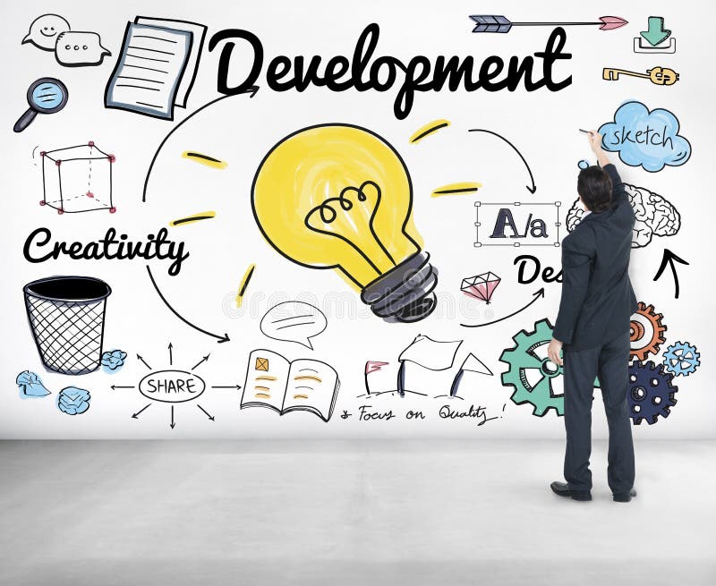 Development Improvement Vision Innovation Growth Concept Stock ...