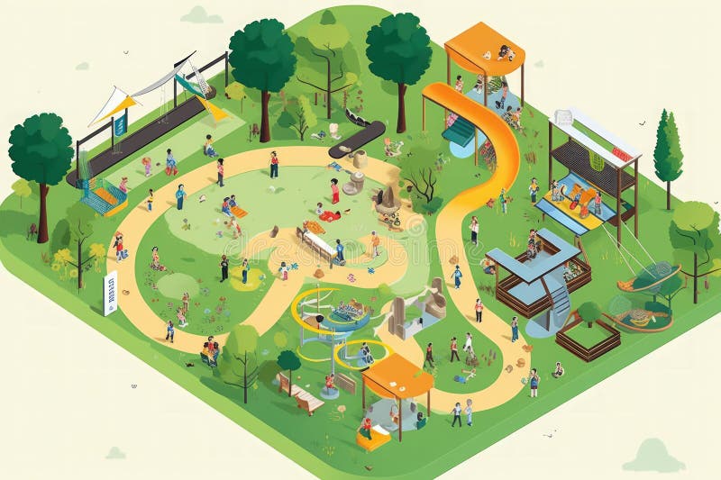 Inclusive Playgrounds Stock Illustrations – 19 Inclusive Playgrounds ...