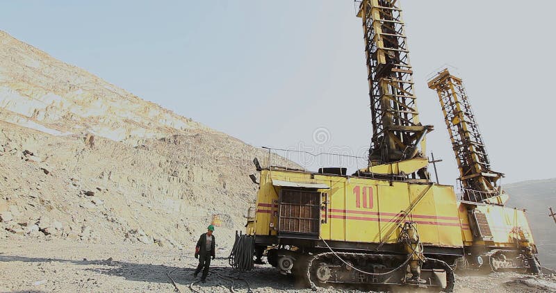Development of an Iron Ore Mine. Preparing a Quarry for an Explosion ...