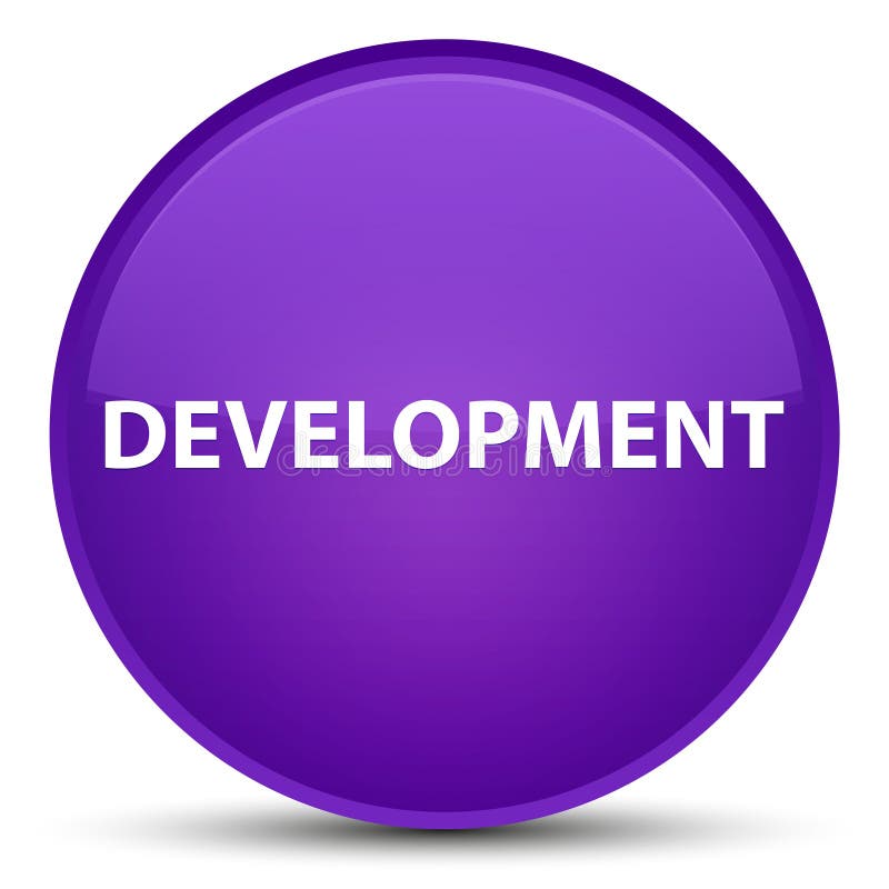 Development Special Purple Square Button Stock Illustration ...