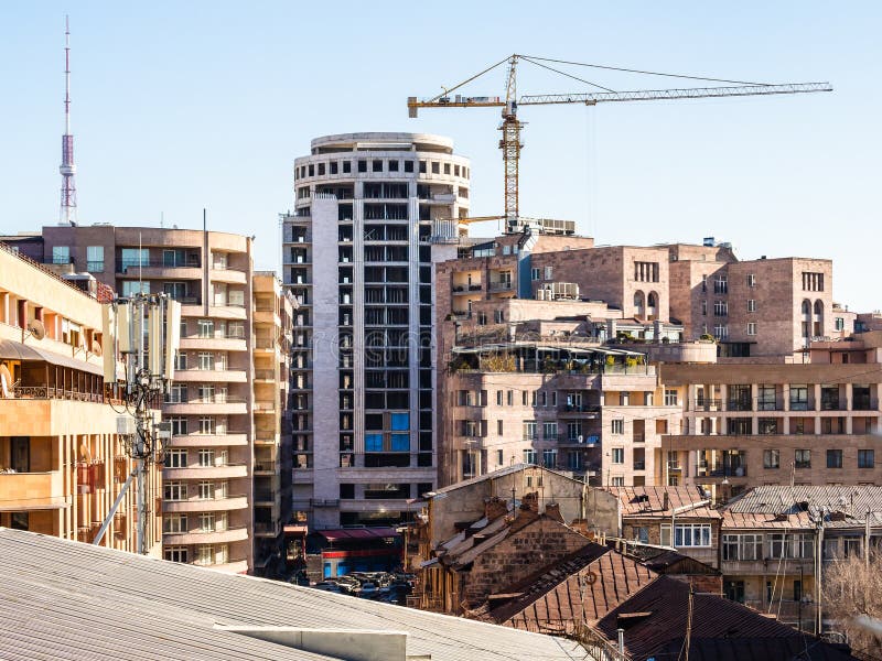 Development Kentron District Yerevan City Stock Photos - Free & Royalty ...