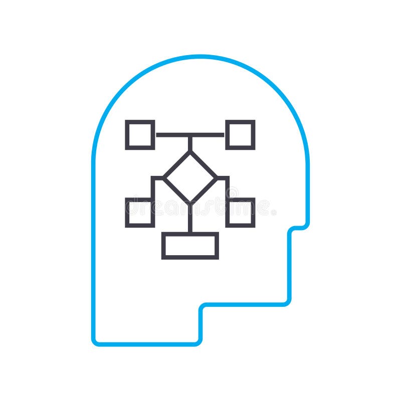 Development of Management Structure Linear Icon Concept. Development of ...