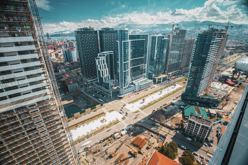 Development Multistorey Residential Building Construction Area ...