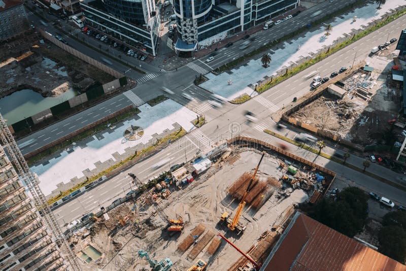 Development Multistorey Residential Building Construction Area ...