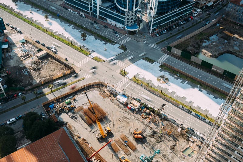 Development Multistorey Residential Building Construction Area ...