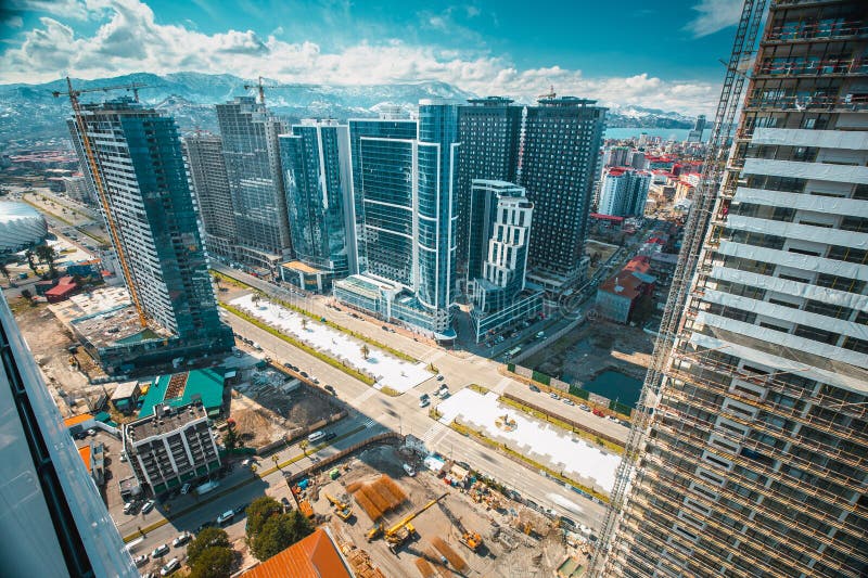 Development Multistorey Residential Building Construction Area ...