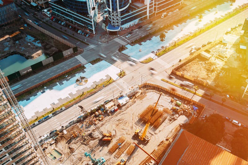 Development Multistorey Residential Building Construction Area ...