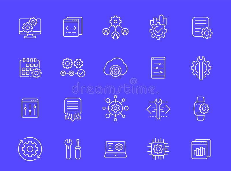 Icons Development To Production Stock Illustrations – 202 Icons ...