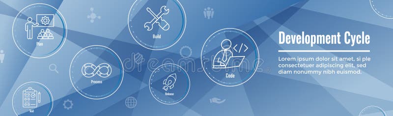 Development Operations & Life Cycle - DevOps Icon Stock Vector ...