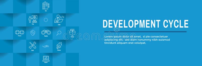 Development Operations & Life Cycle - DevOps Icon Stock Vector ...