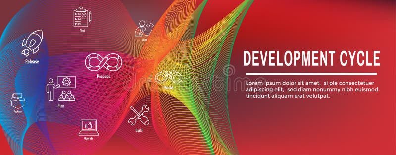 Development Operations & Life Cycle - DevOps Icon Stock Vector ...