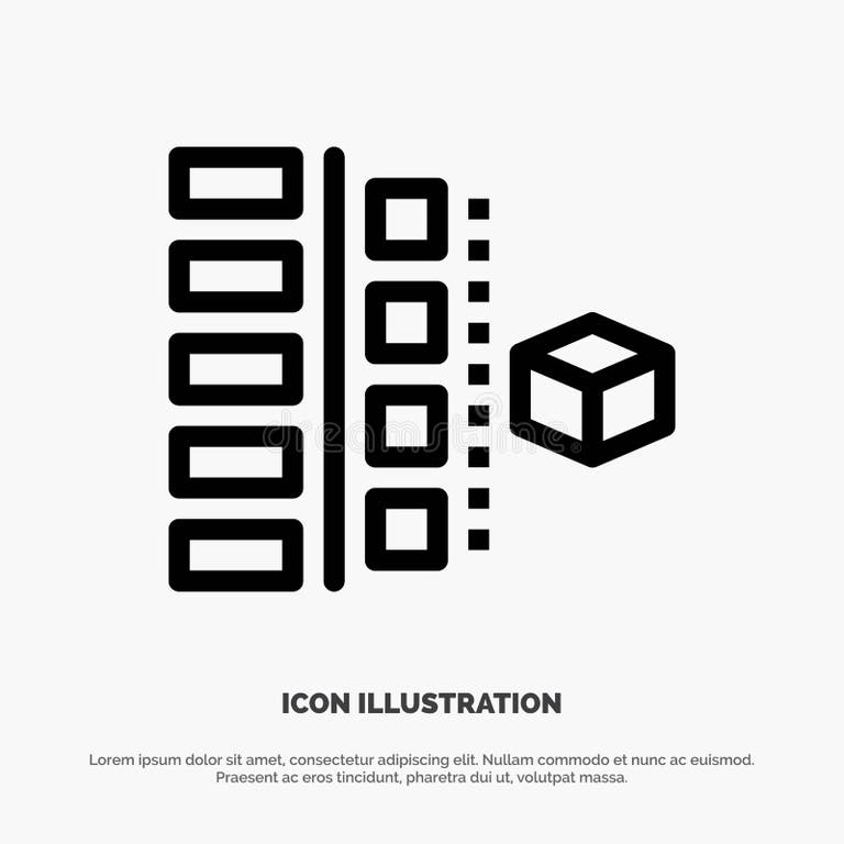 Development, Phases, Plan, Planning, Product Line Icon Vector Stock ...