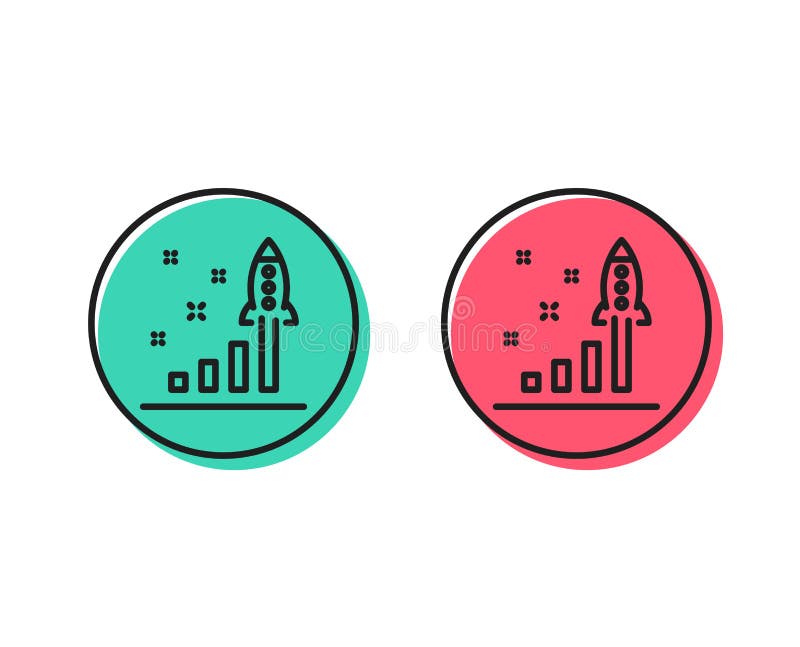 Development Plan Line Icon. Launch Startup Business Sign. Vector Stock ...