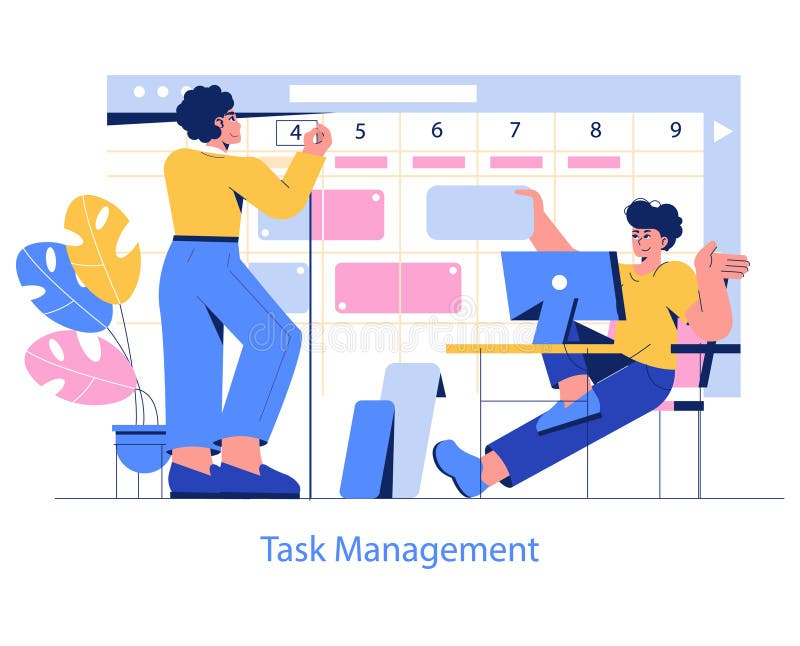 Development Process Automation. Flat Vector Stock Vector - Illustration of collaboration ...