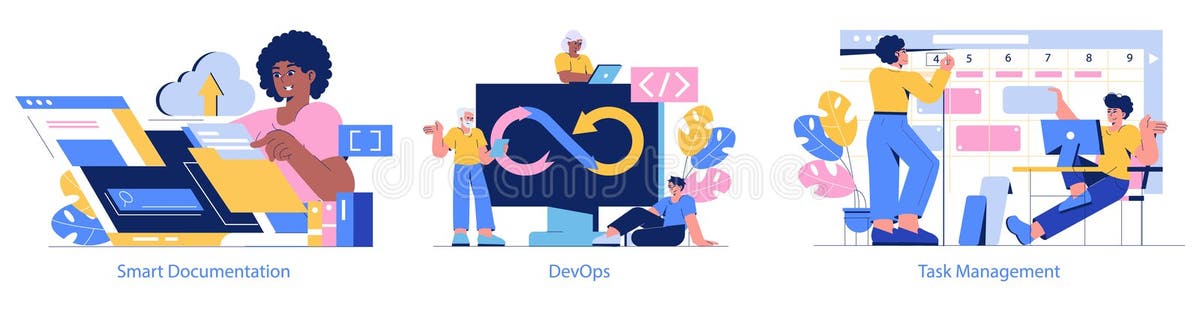 Devops Automation Stock Illustrations – 1,340 Devops Automation Stock ...