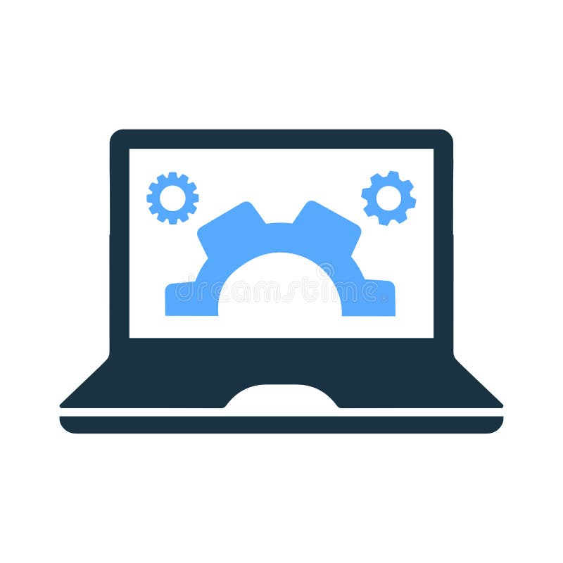 Development Programming Software Setting Icon Editable Vector Graphics Stock Vector