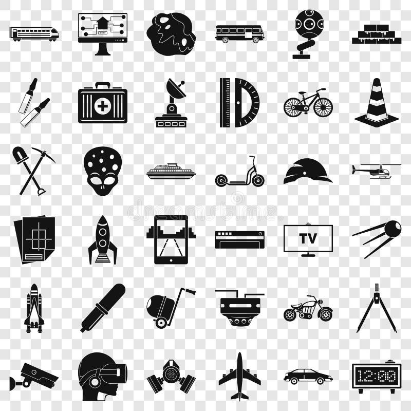 Development in Progress Icons Set, Simple Style Stock Vector ...