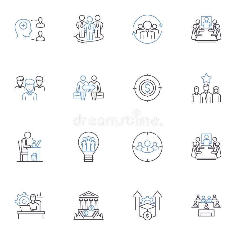 Development and Progress Line Icons Collection. Innovation, Strategy ... Development and Progress Line Icons Collection. Innovation, Strategy ...