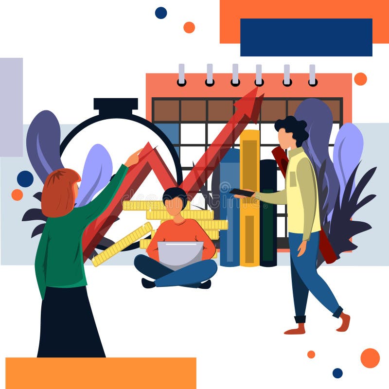 Development and Progress. Working Hours and Business Goals ...