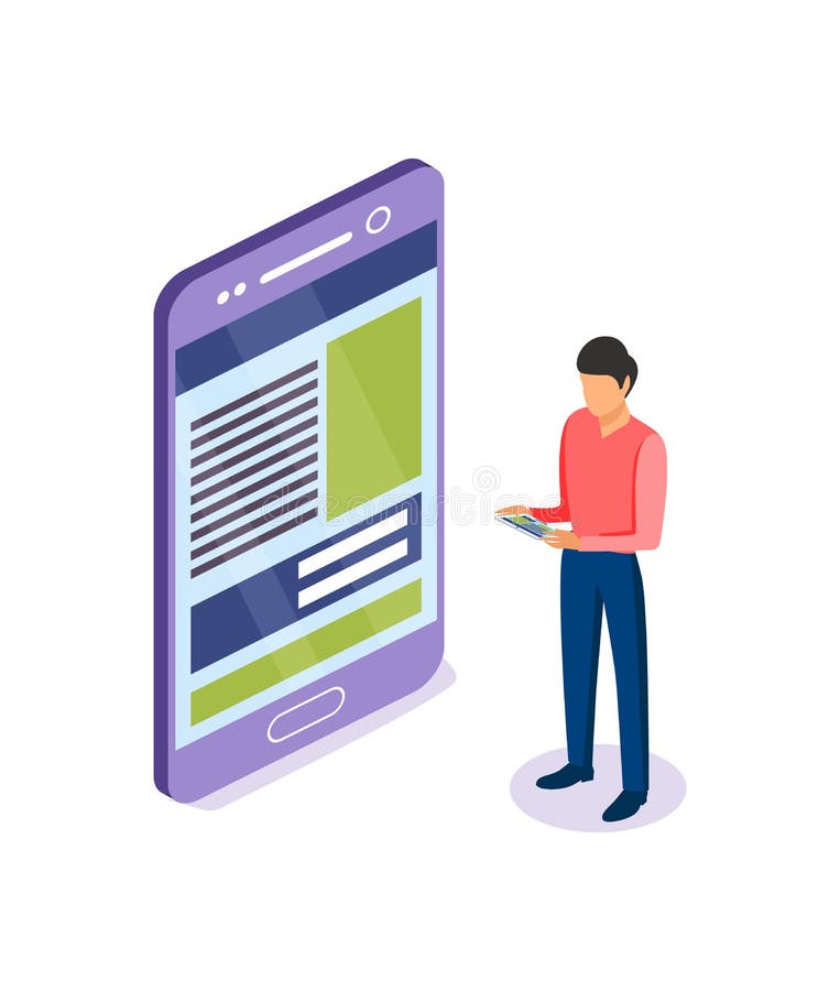 Mobile User Interface stock vector. Illustration of smart - 72219576