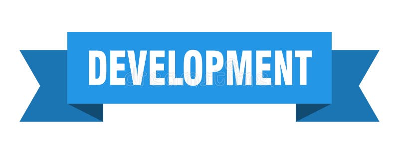 Development Ribbon. Development Isolated Band Sign Stock Vector ...