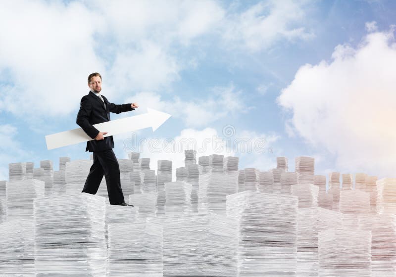 Development in Right Direction Stock Image - Image of arrow, keeping ...